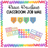 Rosie Rainbow Classroom Job Chart - TPT