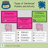 Types Of Sentences Posters And Activity - TPT