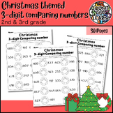 Christmas-Themed 3-digit Comparing Numbers Worksheets - TPT
