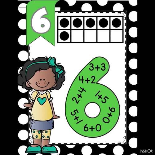 Addition Facts Within 10 Visual Math Representation Posters - TPT