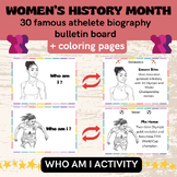 Famous Female Athletes Biography Posters Coloring Page , Women's ...