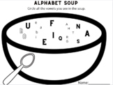 Alphabet Soup- Identifying Vowels And Making Words From Letters - TPT