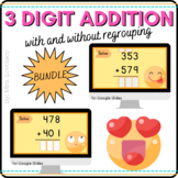 3 Digit Addition With And Without Regrouping Google Slides - TPT