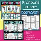 Pronouns Bundle | Parts Of Speech | Worksheets | Center Activities ...