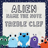 Learn The Treble Clef Note Names: Alien Name The Note - A Google Slides ...