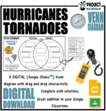 Hurricanes And Tornadoes Digital Venn Diagram - Distance Learning - TPT