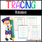 Editable Name Tracing & Writing Practice Activity Worksheet Pre-K ...