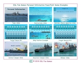 Personal Information English Sinking Ships PowerPoint Game - TPT