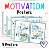 Motivational Classroom Posters | Inspirational Quotes - TPT