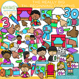 The Really Big Th Words Beginning Digraphs Clip Art - TPT