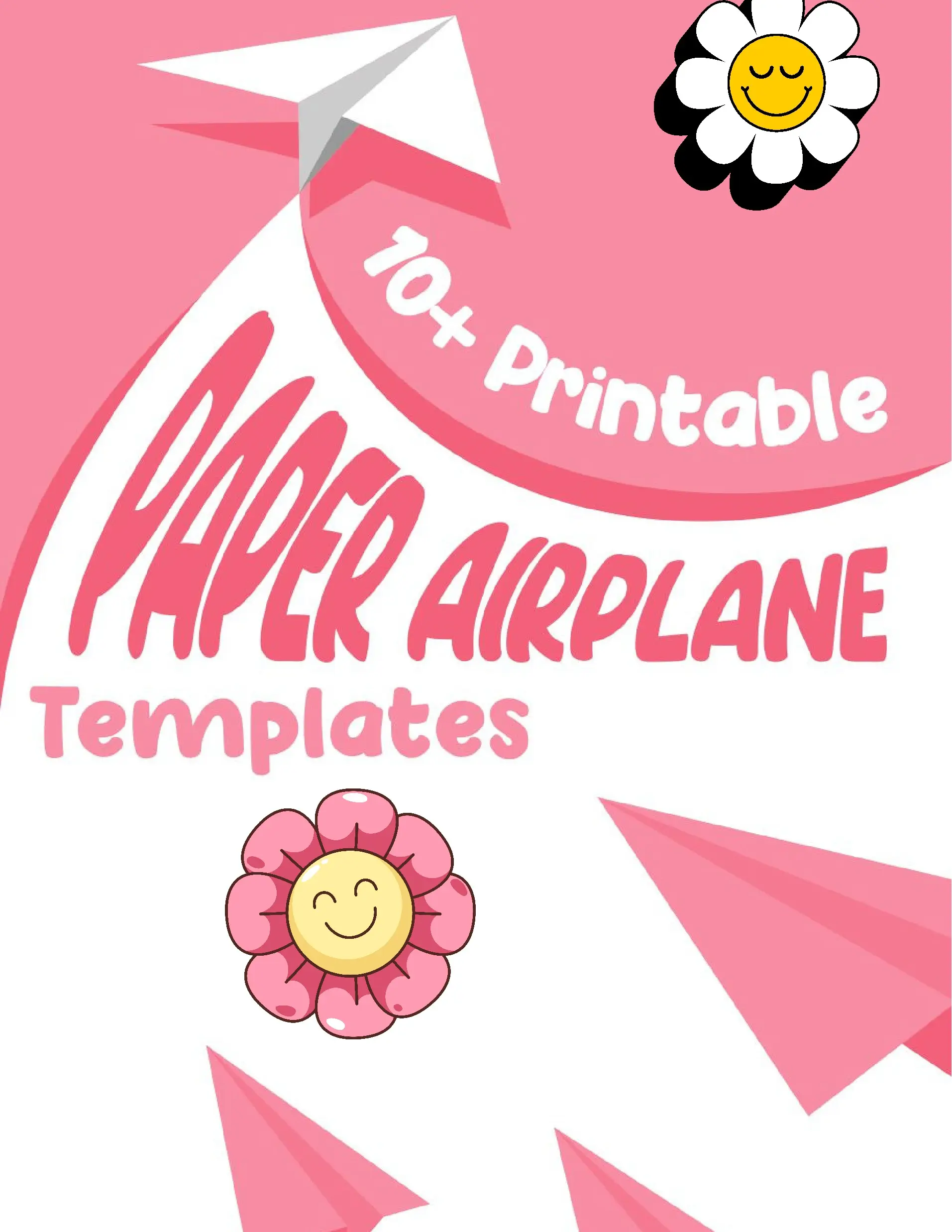 10+ Paper Airplane Templates | Printable Folding Activity For Kids - TPT