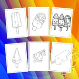 A Symphony Of Flavors: Printable Popsicle Coloring Pages Collection For ...
