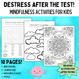 After Testing Mindfulness Activities - Destress After The Test! - TPT