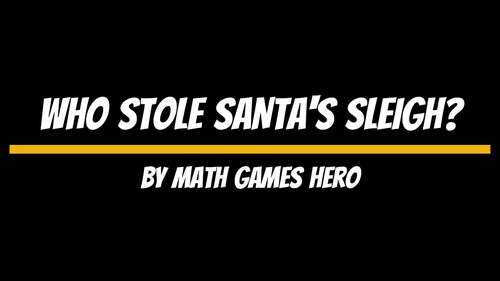 Christmas Math: Mini CSI Math Mystery Detective - DIVISION 3-Digit By 1 ...