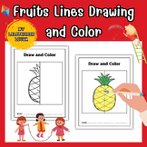 Fruits Lines Drawing And Color - Coloring Worksheets - Activities ...