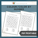 Color By Number (Visual Perception Worksheets) - TPT