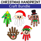 Christmas Activities Bundle: Handprint Christmas Craft | December ...