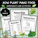 How Plant Make Food (photosynthesis) Worksheets | Photosynthesis ...