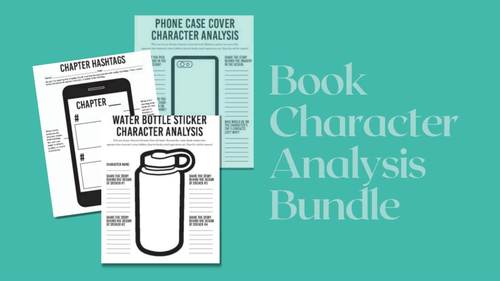 Book Character Analysis Printable Bundle | Reading Comprehension ...