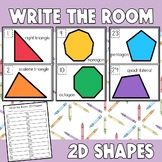 Write The Room: 2D Shapes - TPT