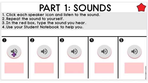 Fun Phonics Assessment For Level 2 Unit 4 With Audio Dictation On ...