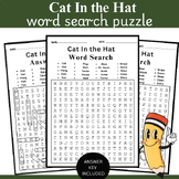 Cat In The Hat Word Search Puzzle | Fun Activity Worksheets For Kids - TPT